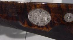 Rifle; Gumpf (G), Flintlock, Engraved, Silver Inlay, Patchbox.