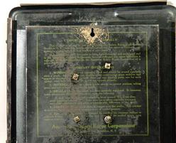 Advertising Clock; Gem Safety Razor, 8-Day Calendar, Wall, 39 inch.