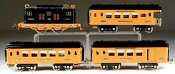 Train Set; Ives, Pre-War, Standard Gauge, No. 3236, Electric Locomotive ...