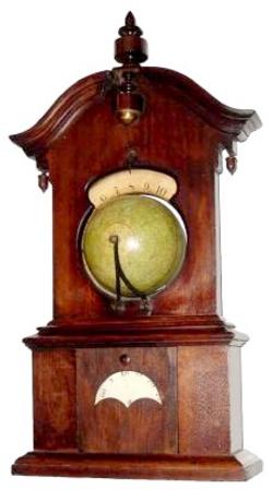 Shelf Clock; Whiting (LE), Timby Solar Clock, Mahogany Case, Joslin ...