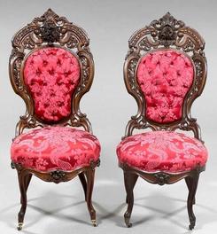 Furniture: Suite-Parlor; Victorian, Rococo Revival, Meeks (J&JW ...