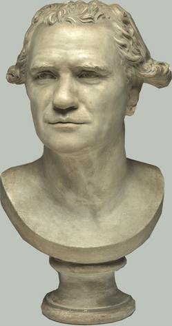 Plaster Sculpture; Rude (Francois), Bust of Gaspard Monge.