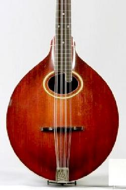 Strings; Mandocello, Gibson, Style K-2, 1915, Case.
