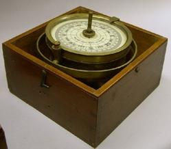 Instrument; Pelorus, Kelvin & White Ltd, Mahogany Case.