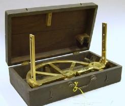 Surveying; Semi-Circumferentor, Hale (J), Alidade, Level, Sights, Brass ...