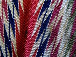 Ceremonial; Huron, Assumption Sash, Zigzag Design, 112 inch.