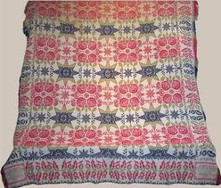 Coverlet; Jacquard, Pennsylvania, 1853, Kump (Andrew), Floral & Star ...