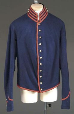Uniform; Civil War, Union, Shell Jacket, Artillery, Eagle A Collar & Cuffs.