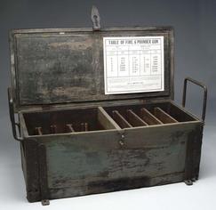 Munitions; Limber Chest, Civil War, Confederate States, CS.