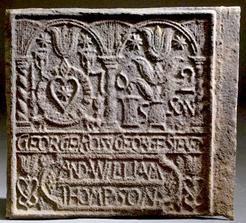 Stove Plate; Dicks Bloomery Forge, 1762, George Ross, 26 inch.