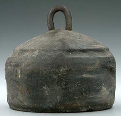 Hitching Post; Cast Iron, Stone Shape, Portable, 8 inch.