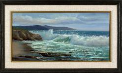 DeShazo, William; Oil on Board Painting, signed, Point Loma, CA.