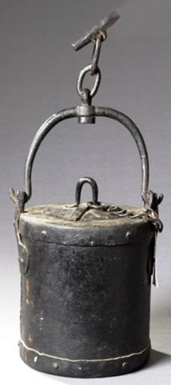 Artillery; Sponge Bucket, Civil War, 8 inch.