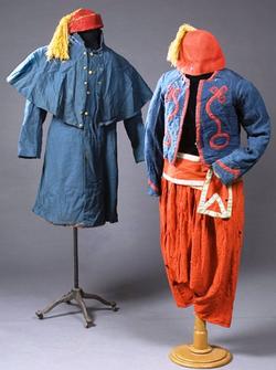 Uniform; Civil War, Union, Duryee's Zouaves, Complete, +Albumen ...