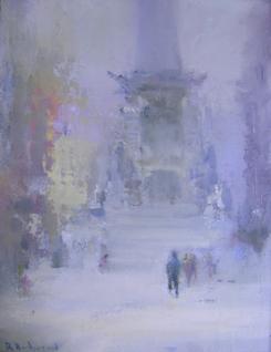 Anderson, Ruth A Temple; Oil on Board Painting, signed, Early '77 ...