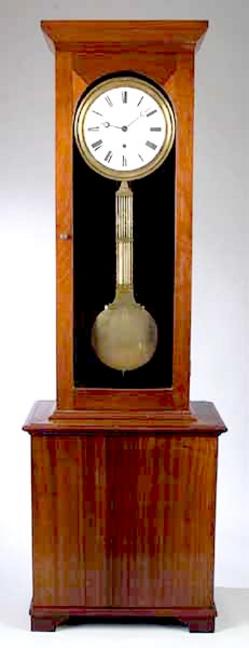 Tall Case Clock; Louisiana, Fournier (Stanislaus), Regulator, Mahogany ...