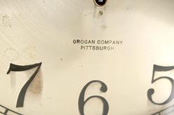 Wall Clock; Chelsea, for Grogan Co, Chelsea No 165363, Bronze, 12 inch.