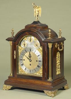 Bracket Clock; Jennens & Son, Westminster Chimes, Rosewood & Ormolu, 24 ...