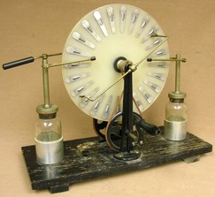 Electricity; Electrostatic Generator, Welch Scientific Co, 1912, 20 inch.