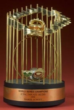 Trophy; Cincinnati Reds, 1990 World Series, Marge Schott.