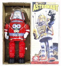 Robot Toy; Osaka Tin Toy Institute, Red Rosko Astronaut.