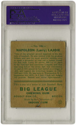 Baseball; Card, Goudey, 1933, Lajoie (Napoleon), #106.