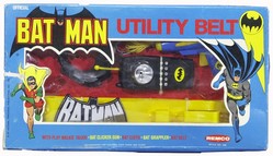 Novelty Toy; Remco, Batman Utility Belt, Complete, Original Box.