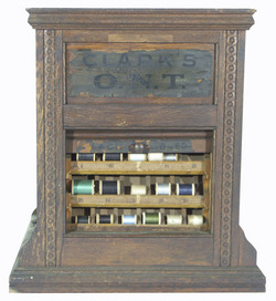 Cabinet; Spool, Clark's, Upright, 22 inch.