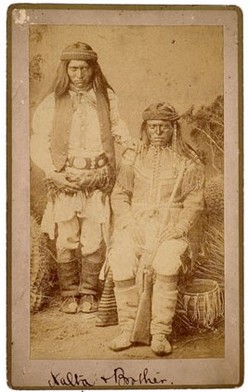 Cabinet Card Photograph; Randall (A Frank), Apache Scouts.