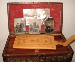 Gambling; Gambler's Kit, Derringer, Silver Dollars, Dice & Cards etc ...