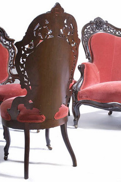 Furniture: Suite-Parlor; Victorian, Rococo Revival, Meeks (J&JW ...