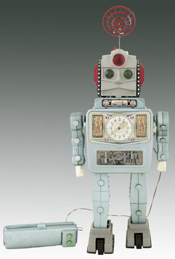 Robot Toy; Alps Rosko, Rocket Man, Battery Operated.