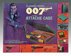 Toy Gun; Multiple, James Bond Attache Case Gun Set, Original Box.