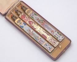 Perfume Bottle (3); Czechoslovakian Glass, for Ahmed Soliman, Crystal ...