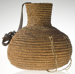 Basket; Apache, Water Canteen, 11 inch.
