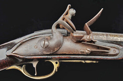 Musket; Flintlock, New Hampshire Marks, Revolutionary War, 82 Caliber.