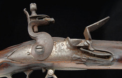 Musket; Flintlock, Hessian, Luxembourg Marks, Bayonet, 78 Caliber.