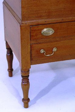 Sugar Chest; Southern, Cellarette, Walnut, Hinged Lid, Divided Interior ...