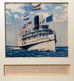 Shaving Mug; Occupational, Steamboat Captain, Steamer Priscilla, 1905.