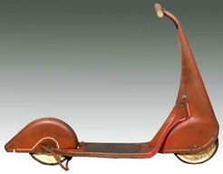 Scooter; Skippy Racer, Airflow, Push Type, Pressed Steel.