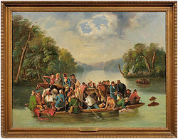 Ranney, William Tylee; Oil on Canvas Painting, (after), Francis Marion ...