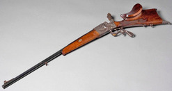 Rifle; Haenel (CG), Sporting, German, 9mm.