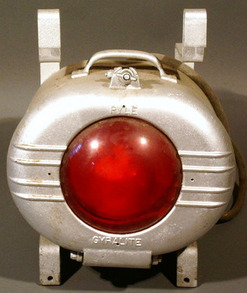 Railroad; Caboose Lamp, Pyle, Mars Gyralite.