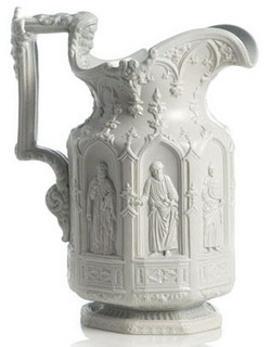 Stoneware; Meigh (Charles), Jug, Apostle, circa 1842, 9 inch.