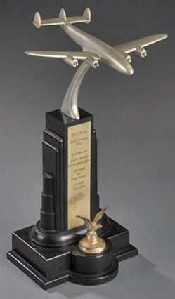 Trophy; Aviation, Dixie Model Airplane Meet, Rickenbacker, Constellation.