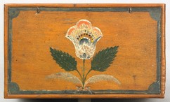 Paint Decorated Wood; Dresser Box, Pennsylvania, Weber (Jacob), Wire ...