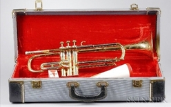 Horn; Trumpet, Martin, Committee Model DeLuxe, Case.