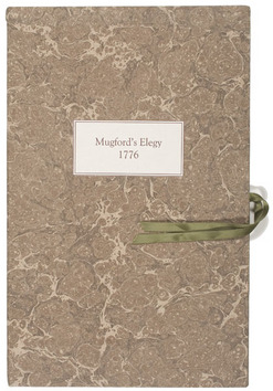 Broadside; Political, Funeral Elegy for Captain James Mugford, 1776.