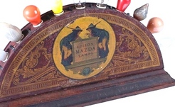 Display; Edison Mazda Lamps, Maxfield Parrish, Demilune, 11 Socket, 27 ...