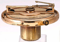 Surveying; Transit Compass, Leupold & Stevens, Brass, 10 inch.